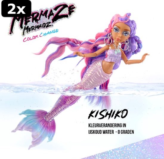 2x Mermaze Mermaidz Kishiko - Poupée mannequin sirène | bol.com