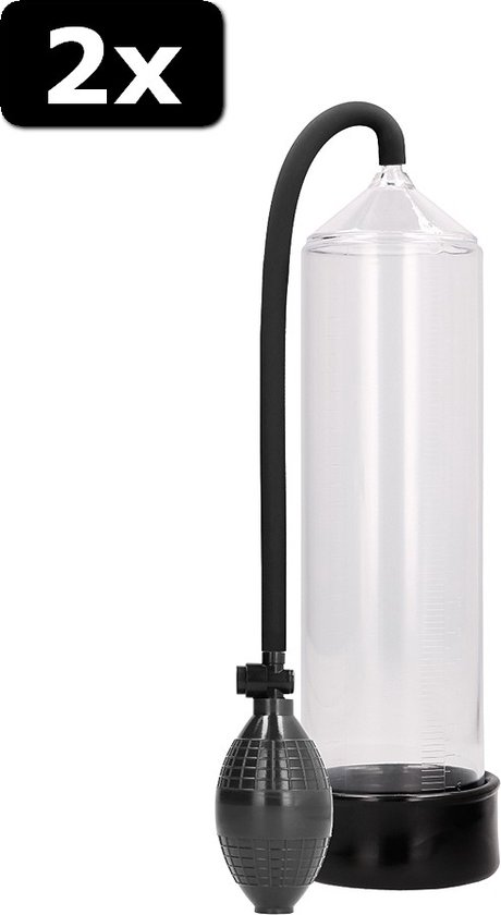 2x Classic Penis Pump - Transparent | bol.com