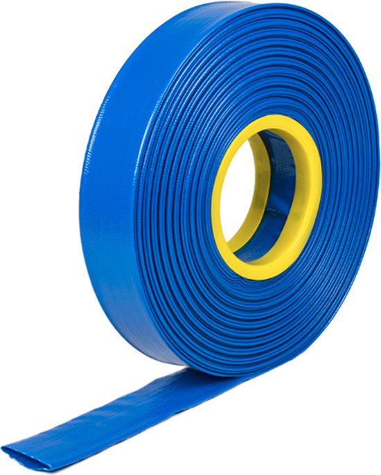 Rubbermagazijn | Verstevigde - platte waterslang | Rol 10m | Ø 52mm ...