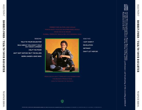 Talk To Your Daughter, Robben Ford | CD (album) | Muziek | bol