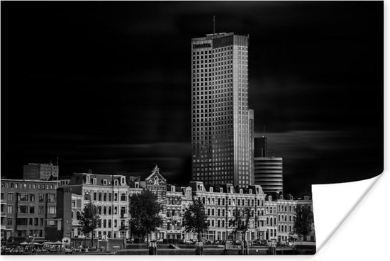 Contrasterende vormen van Nederlandse architectuur in Rotterdam in ...