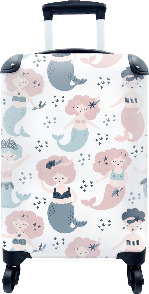 Valise - Motif enfant avec sirènes - 35x55x20 cm - Bagage à main ...