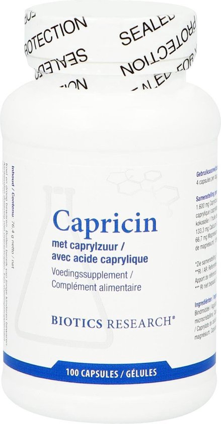 Biotics Research Capricin - 100 capsules | bol.com