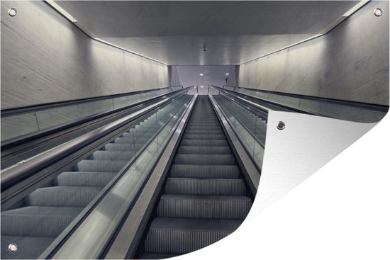 Tuinposters buiten Lege roltrappen - 90x60 cm - Tuindoek - Buitenposter ...