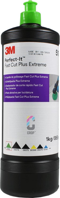 3M 51815 Perfect-It Fast Cut Plus Extreme Polijstmiddel - Groene dop | bol.com