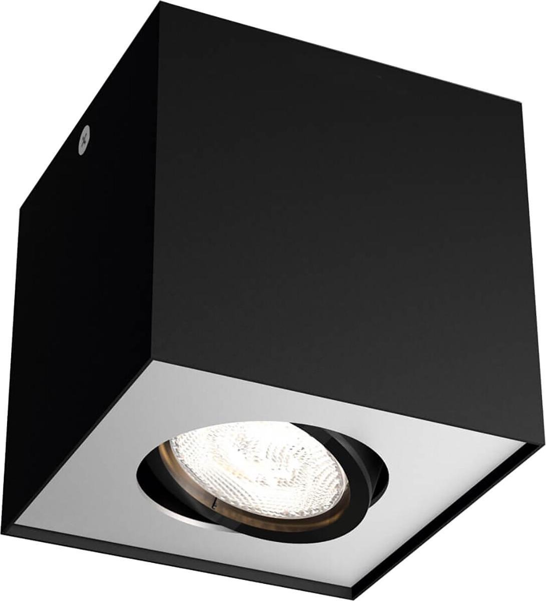 Philips Box opbouwspot - 1-lichts - zwart | bol.com