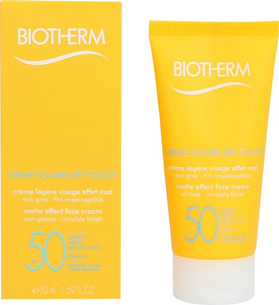 Biotherm Crème Solaire Dry Touch Matte Effect SPF 50 ...