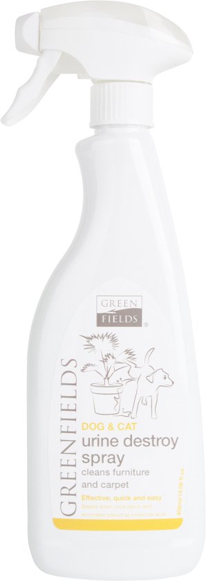 Urine Verwijderaar Spray - Greenfields - Urine Destroy Spray 400 ml ...
