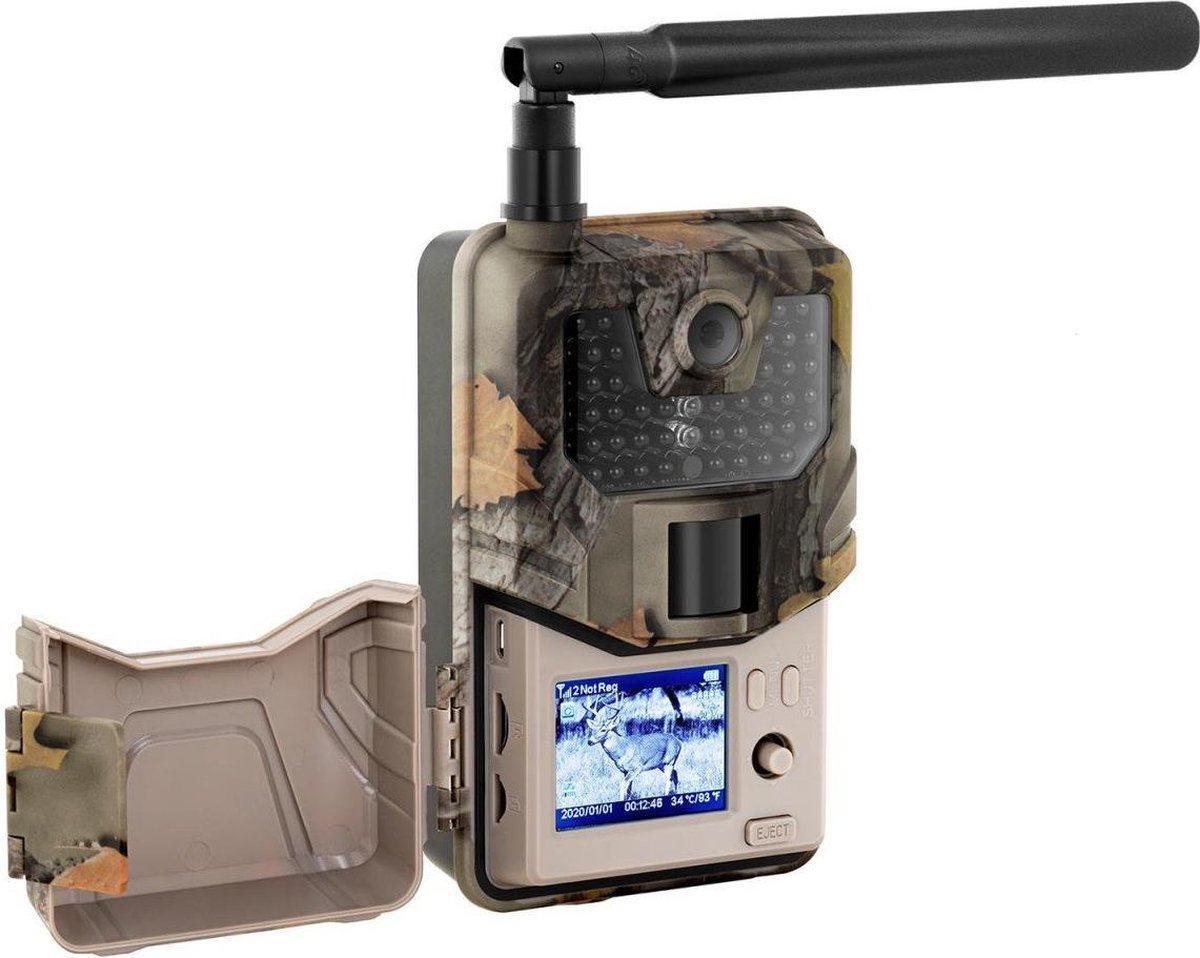 Stamony Wildcamera - 8 MP - Full HD - 44 IR-LED's - 20 m - 0,3 s - LTE ...