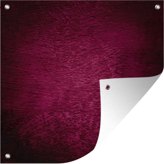 Tuindoek Verf - Rood - Wand - 100x100 cm | bol
