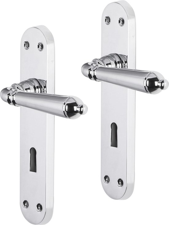 Impresso Queens Deurklink – Deurbeslag – Ovaal – Deurschild met ...