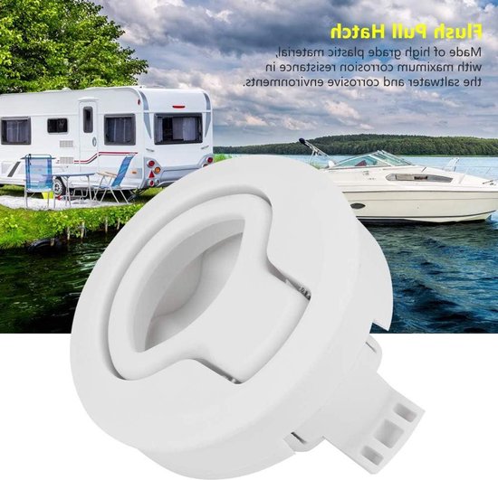 Plastic Flush Pull Hatch Latch Slam Latch voor RV Marine Boot - Ronde ...