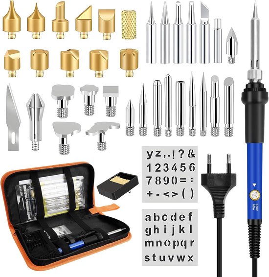 Houtbrander Set - Pyrografie Machine - Soldeerbout - Hobby ...