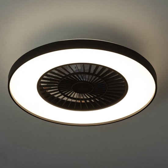 Proventa Premium Plafondventilator met LED lamp - Ø 60 cm - Zomer- en ...
