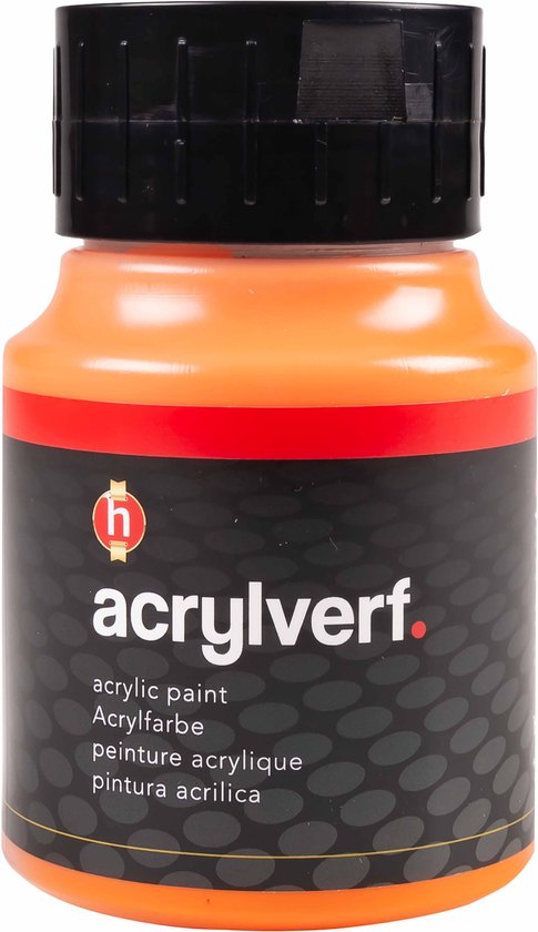 Acrylverf – Oranje Verf – Acrylaatverf – Acrylic paint – Hobbyverf ...