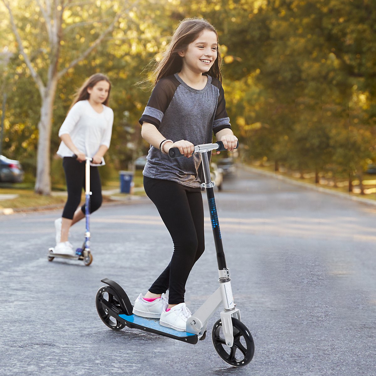 HOMCOM Kickstep kinder stadstep steo in hoogte verstelbaar inklapbaar ...