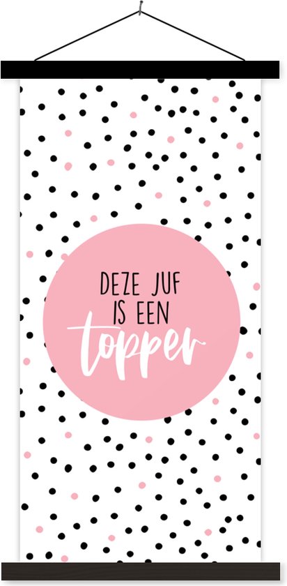 Posterhanger incl. Poster 40x80 cm - Schoolplaat - Quotes - Spreuken ...