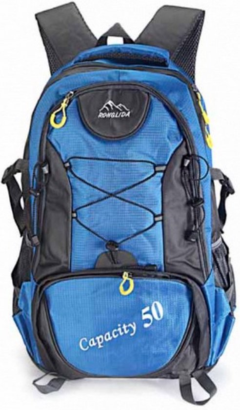 rugzak Trekking Ronglida 50 liter polyester lichtblauw | bol