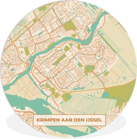 Wall Circle - Wall Circle Indoor - Krimpen aan de IJssel - City Map ...
