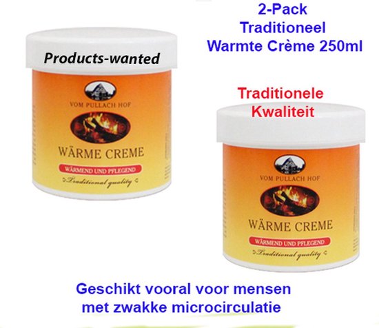 2-Pack Traditioneel Warmte Crème 250ml | bol