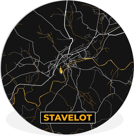 Wall Circle - Wall Circle Indoor - Stavelot - Map - City Map - Goud ...