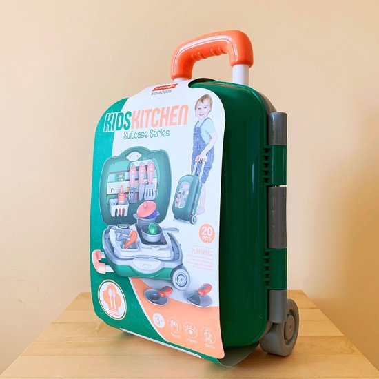 Speelgoed keukenkoffer - Kids kitchen suitcase - Toys | bol.com