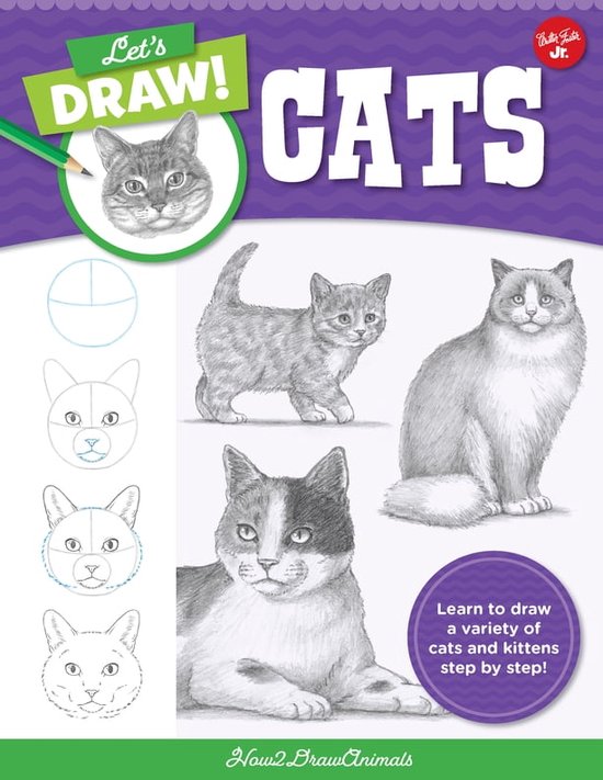 Let's Draw - Let's Draw Cats (ebook), How2drawanimals | 9780760380710 ...