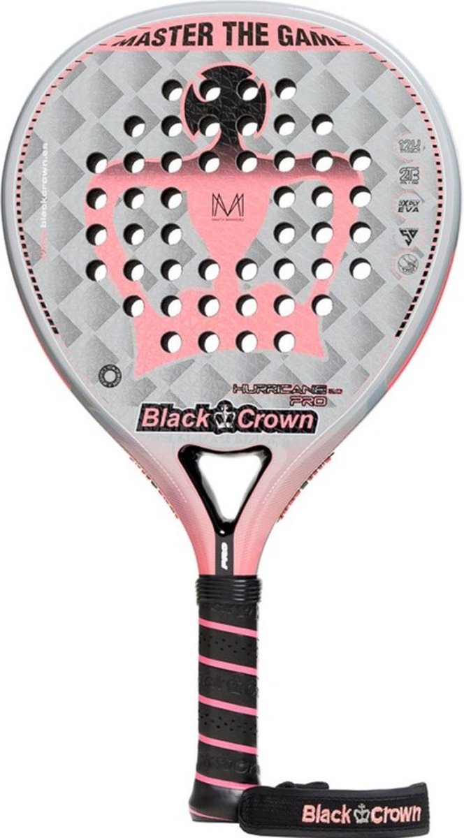 Black Crown Hurricane Pro 2.0 - 12K (Rond) - 2023 padel racket | bol.com