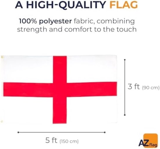 Vlag van Engeland 150x90 cm - Engelse vlaggen 90 x 150 cm - Banner 3x5 ...