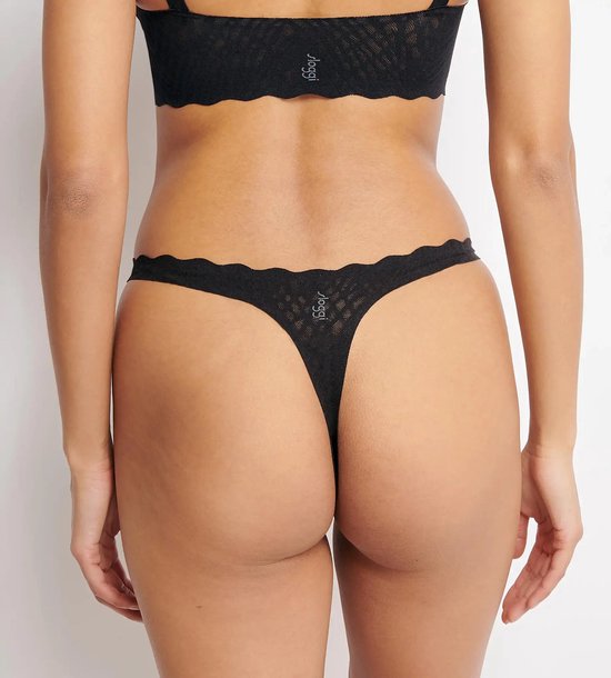 sloggi ZERO Feel Bliss String Dames Onderbroek - Zwart - Maat XS | bol