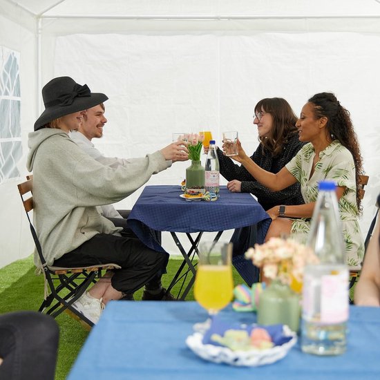 Zijwanden partytent set van 6 zijkanten waterdicht 2x3 m ramen deur PE ...