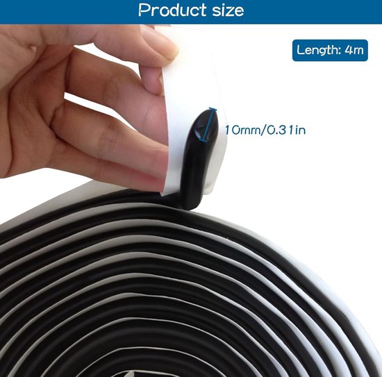 Waterproof Butyl Round Cord Adhesive Tape - Sealing Compound for ...