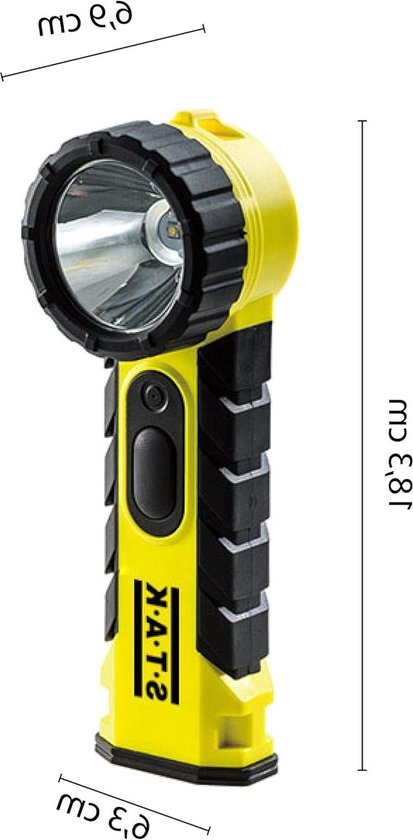 LED zaklamp 5W 300lm IP57 - ATEX gecertificeerd Zaklamp | bol