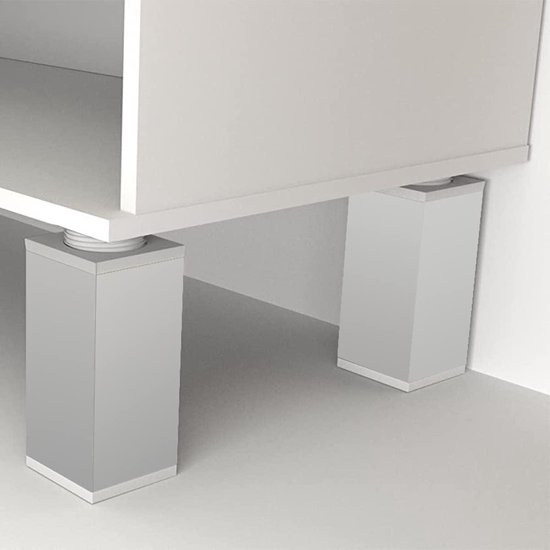 Tafelpoot Verhoger verstelbaar aluminium tafelpoten voor meubels 200 mm ...