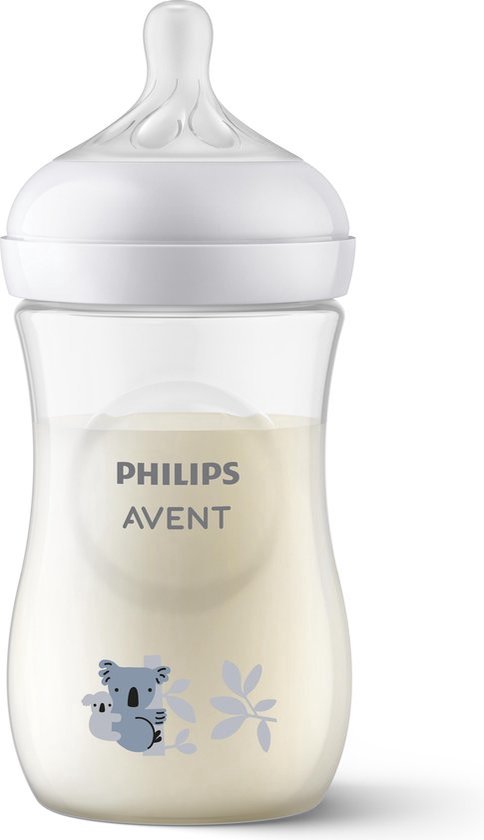 Philips Avent Natural Response Babyfles 260 ml – Flow 3 – Koala-1 fles ...
