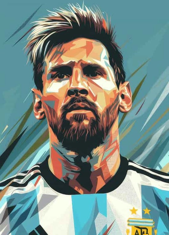 Lionel Messi Poster | Argentinië Poster | Voetbal Poster | Sport Poster ...