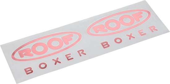 Roof Boxer V8 helm stickers - Rosé Gold | bol