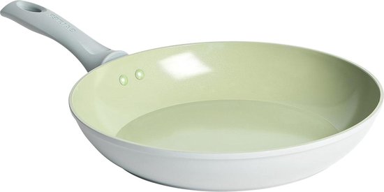 28 cm Earth Frying Pan Non-Stick Cookware with Titanium Ceramic Coating ...