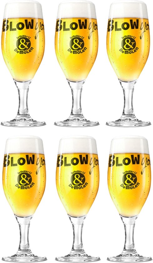 De Molen Bierglas 25cl - 6 Stuks - Bierglazen Set, 6-Pack - Ideaal voor Speciaalbier -... | bol