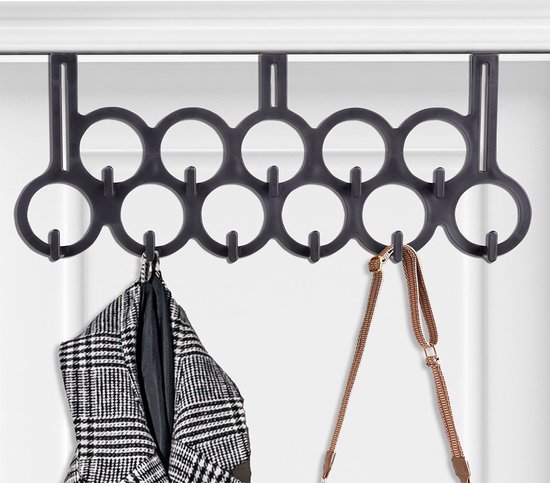 Deurhaak Zwart 48 cm - Ophanghaak - Deurhanger - Deurkapstok | bol