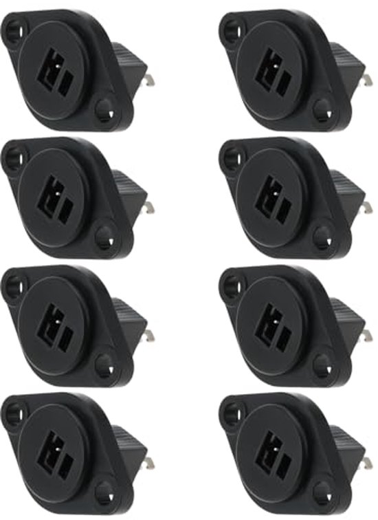 8 Stuks DIN Speaker Installatie Sockets - 2 Pin Luidspreker Chassis ...
