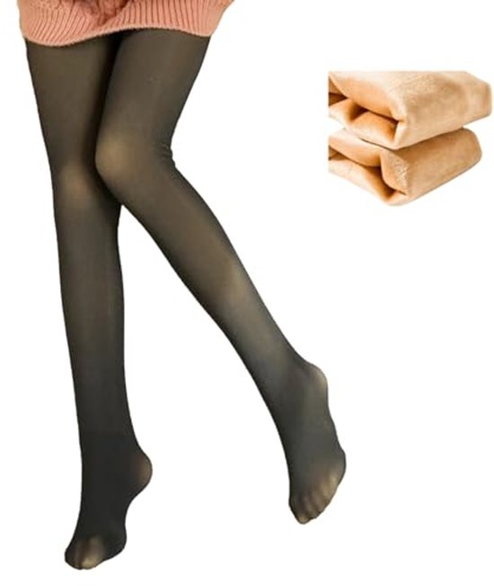 Collants thermiques pour Filles - Leggings doux et extensibles doublés ...