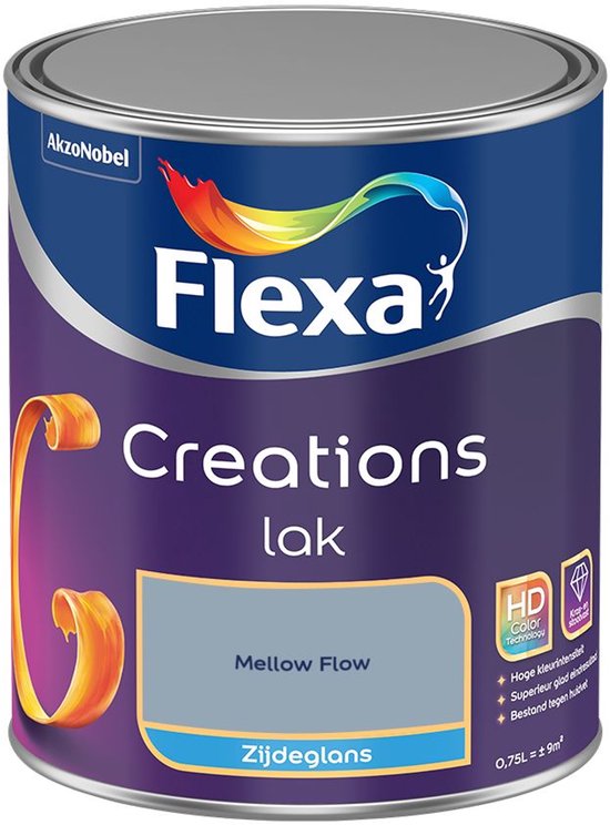 Flexa - Creations Lak Zijdeglans - Mellow Flow - Kleur van het jaar ...