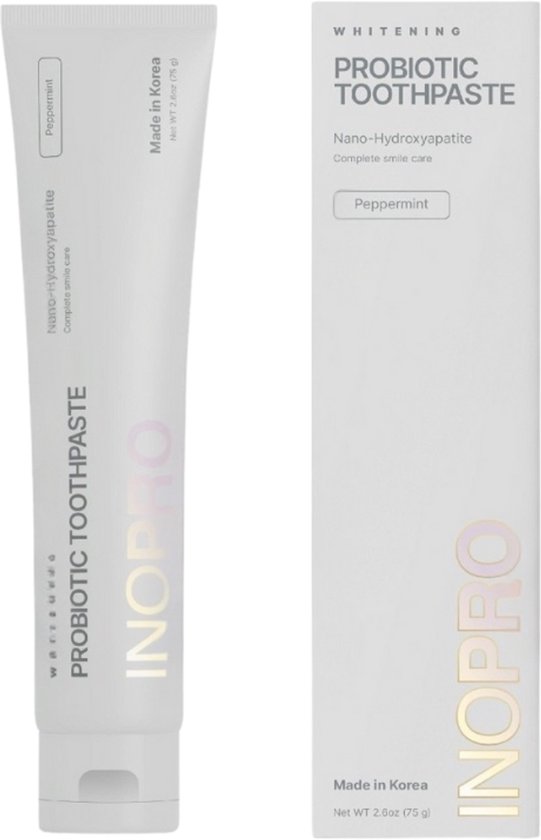 INOPRO Whitening Probiotic Toothpaste Peppermint 75ml | bol