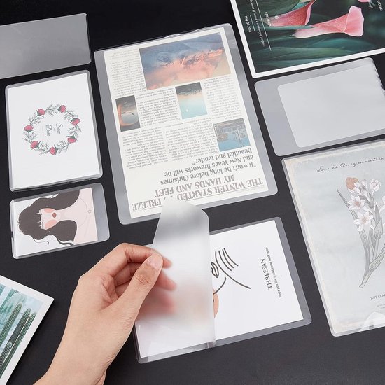 Premium Thermische Lamineerzakken Set - 120 stuks in 6 maten - Transparante... | bol