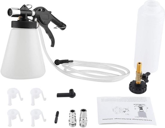 Brake Bleeder Kit Brake Fluid Bleeder Hand Vacuum Pump Car Air ...