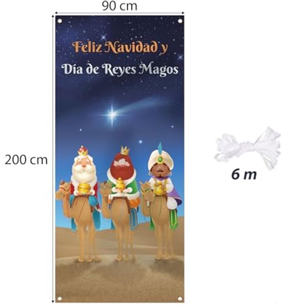 Spanish Christmas Banner Feliz Navidad & Día de Reyes Magos Christmas ...