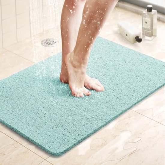 Antislip Douchemat 24 x 16 inch - Sneldrogende PVC Badmat voor Douche ...