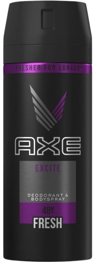 20 x Axe - Deodorant Bodyspray - 48hrs Fresh - Excite - 150 ml - Deodorant - Bodyspray... | bol