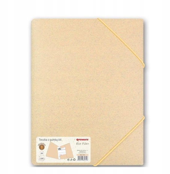 Gele A4 Map met Elastische Sluiting - Penmate | bol